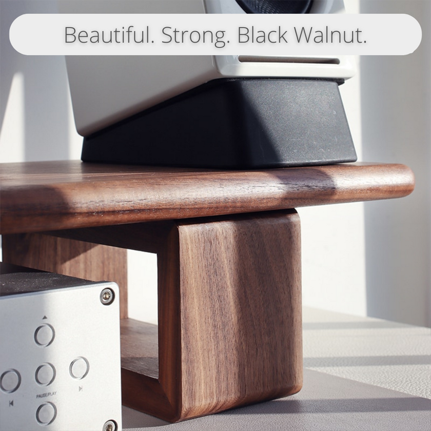 ModRise Black Walnut Monitor Stand – Wondrwood