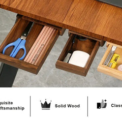 Hidden Hardwood Desk Drawers | Creative Attachable Desk Storage – Wondrwood